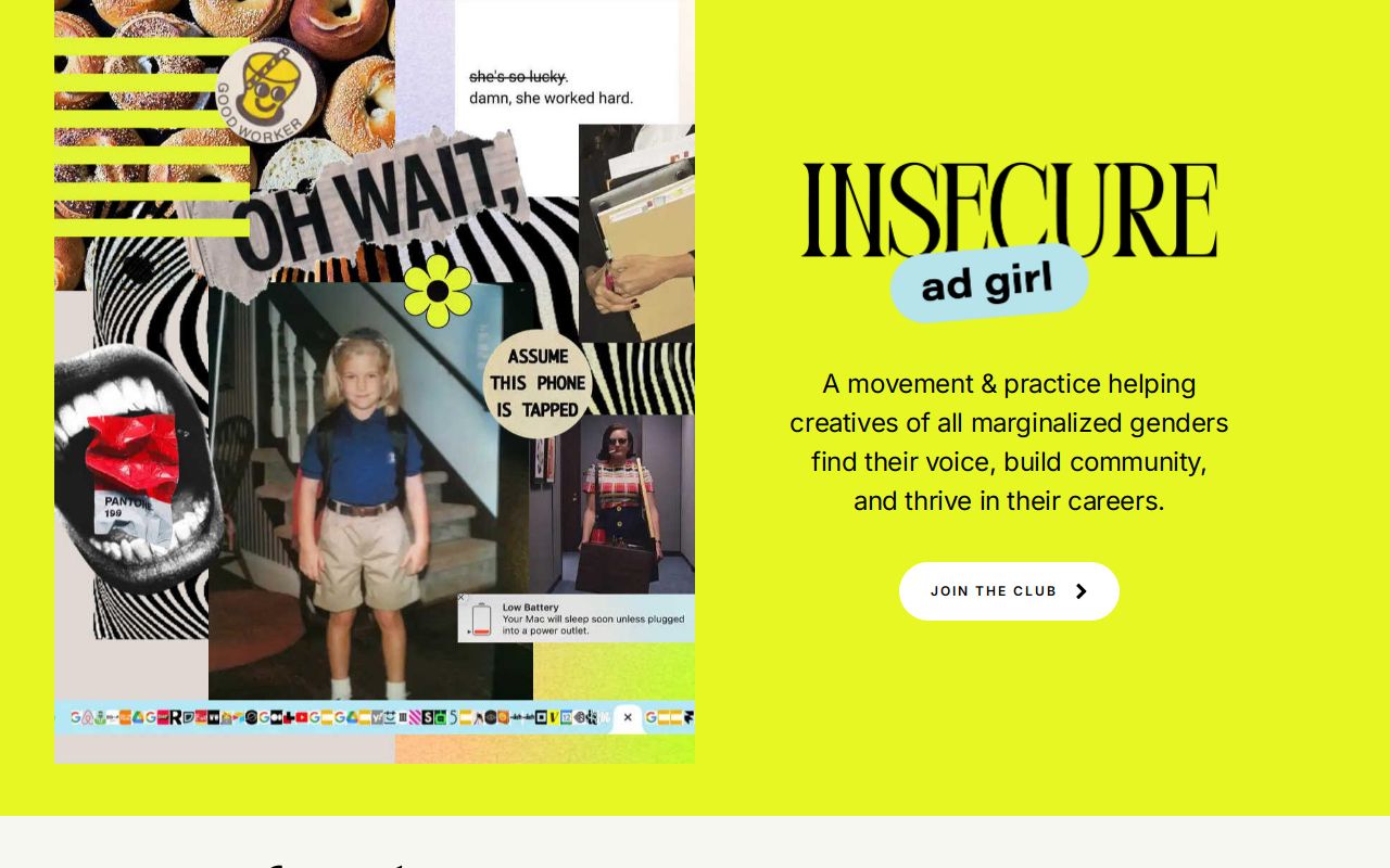 Insecure Ad Girl